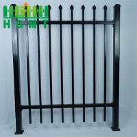 China Simple Maintenance Tubular Steel Fence For Busy Sites for sale