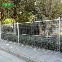 China Construction Site Canada Temporary Fence / Fencing Outdoor Heat Treated for sale
