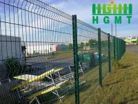 China 3d Vertical Strip Fence Panels Pvc Rigid Privacy 3d Wire Mesh Fence Flange for sale