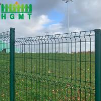 China Factory Galvanized Powder Coated 3D Curved Wire Mesh Fence Panel for Garden Fence for sale