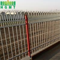 China Steel Tubular Garden Fence 2 Meters Wide Reinforced Durable Guardrail for sale