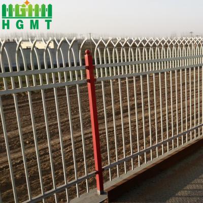 China Steel Tubular Garden Fence 2 Meters Wide Reinforced Durable Guardrail for sale
