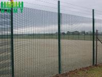 China High Visibility Clear View Airport Security Fence galvanized 358 Panels For Security And Anti Climb Prison Factory for sale