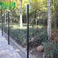 China Outdoor Galvanized Welded 3D Wiremesh Fence Panel Easily Assembled Segment Types Metal Fence for sale