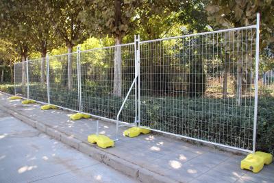 China Construction Site Temporary Security Wire Mesh Fence With American Chain Link Panels for sale