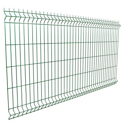 China 3D Curved Wire Mesh Fence Easily Assembled Garden Fence Panel With PVC Coating for sale