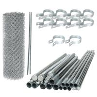 China 6 Foot Chain Link Fence Panels Metal Type Iron Wire Dia 4/4.5mm For Temporary Applications for sale
