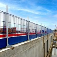 China 8 Feet Modular Edge Protection Barrier For Rapid Deployment for sale