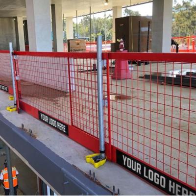 China Wide-Base Edge Protection Barrier Increased Stability Prevents Toppling in Wind for sale