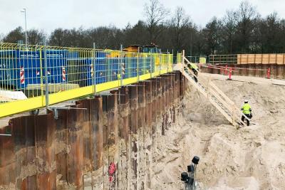 China Edge Protection Barriers Safe Guard Rail for Building Construction Site for sale