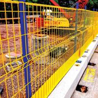 China Adjustable-height Edge Protection Barrier with Quick-install Clamp System for sale