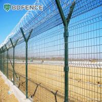 China Affordable Perimeter Security Electric Energizer Metal Palisade Anti Climb Airport Fence Barbed Wire for sale