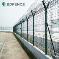 China Affordable Perimeter Security Electric Energizer Metal Palisade Anti Climb Airport Fence Barbed Wire for sale