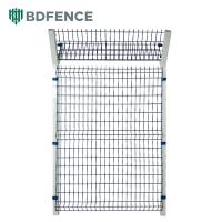 China Airport Security Fence a Galvanized High Security Welded Mesh Perimeter Fence with Razor Wire for Prison and Outdoor Use for sale