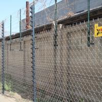 China High Voltage Alarm Solar 358 Security Electric Wire Fence Anti Climb Equipment System for sale