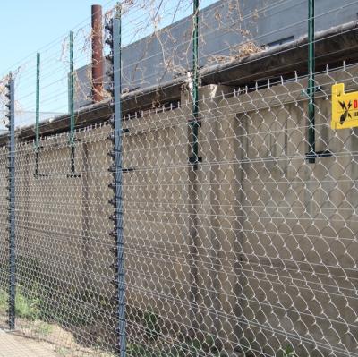 China High Voltage Alarm Solar 358 Security Electric Wire Fence Anti Climb Equipment System for sale