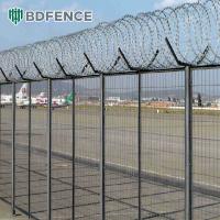 China Anti-Climb No Climb High Security Prison Airport Fence Carbon Steel Durable Easily Assembled for sale