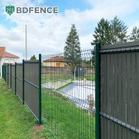 China Outdoor Home Decorative 3D Curved Garden Fence Welded Wire Mesh Security Metal Frame Farm Sports Chemical Pressure Treated Wood for sale