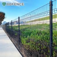 China Outdoor Home Decorative 3D Curved Garden Fence Welded Wire Mesh Security Metal Frame Farm Sports Chemical Pressure Treated Wood for sale