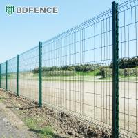 China Outdoor Home Decorative 3D Curved Garden Fence Welded Wire Mesh Security Metal Frame Farm Sports Chemical Pressure Treated Wood for sale