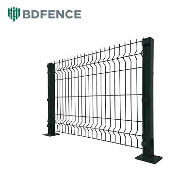 China High Quality PVC Coated Outdoor 3D Wire Mesh Fence Easy Installation Galvanized Welded Wire Mesh Fence Panel for Perimeter Fence for sale