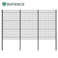 China High Quality PVC Coated Outdoor 3D Wire Mesh Fence Easy Installation Galvanized Welded Wire Mesh Fence Panel for Perimeter Fence for sale