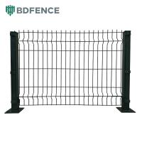 China High Quality PVC Coated Outdoor 3D Wire Mesh Fence Easy Installation Galvanized Welded Wire Mesh Fence Panel for Perimeter Fence for sale