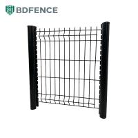China High Quality PVC Coated Outdoor 3D Wire Mesh Fence Easy Installation Galvanized Welded Wire Mesh Fence Panel for Perimeter Fence for sale