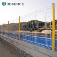 China Premium 3D Fence Powder Coated Wire Mesh Security CE ISO Farm Highway Substation Perimeter 3D Bend Fence Panel for sale