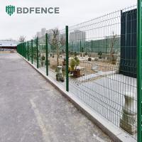 China Premium 3D Fence Powder Coated Wire Mesh Security CE ISO Farm Highway Substation Perimeter 3D Bend Fence Panel for sale