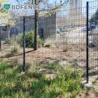 China Premium 3D Fence Powder Coated Wire Mesh Security CE ISO Farm Highway Substation Perimeter 3D Bend Fence Panel for sale