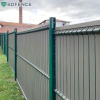 China New Product High Quality PVC Coated Outdoor 3D Fence Panel V-Bending Welded Curved Garden Wire Mesh Panel for sale
