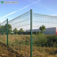 China New Product High Quality PVC Coated Outdoor 3D Fence Panel V-Bending Welded Curved Garden Wire Mesh Panel for sale