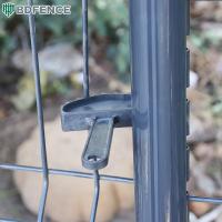 China V Mesh Security Fencing 3D Curved Welded Wire Mesh Panels with V Shaped Bends for Outdoor Garden and Warehouse Security Fencing for sale