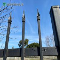China Wholesale Tubular Steel Fence Panels Anti-Corrosion Zinc Steel Picket Fence for Outdoor Backyard and Pool Area for sale