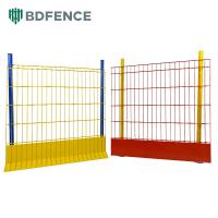 China 1.5m Height Edge Fall Protection With Toe Board Housed Steel Edge Barriers Fence Used for Construction Engineering for sale