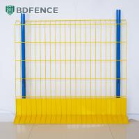 China 1.5m Height Edge Fall Protection With Toe Board Housed Steel Edge Barriers Fence Used for Construction Engineering for sale