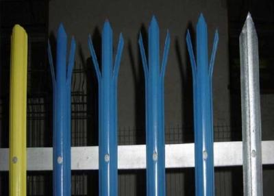 China D Section Security Palisade Fencing 1.5m Square Post for sale