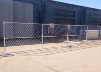China 6'X12' Iron Temporary Security Fence USA Standard Crowd Fence Barriers for sale