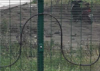 China 0.9m tall Powder Coating Anti Climb Prison Fence With Steel Clips for sale
