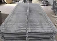 China Hot Dip Galvanized After Welded Security Steel Fence Airport 8 Gauge With Bendings for sale