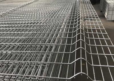 China Square Post H3000mm Anti Climb Mesh Fence OHSAS Flat Bar Steel Fence for sale