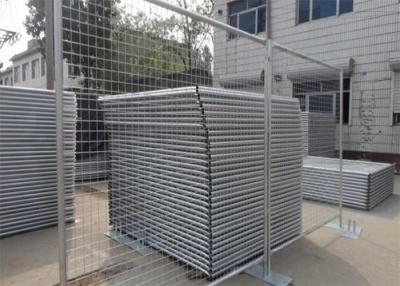 China Plastic Feet 60x60mm Temporary Mesh Fence Panels for sale