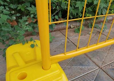 China Different Plastic Feet 2.1m Tall Temporary Security Fence for sale