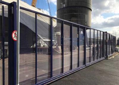 China RAL6005 2400mm Anti Climb Security Fencing Powder Coated Steel Mesh for sale