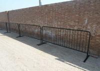 China H1.5m Metal Crowd Control Barriers Powder Coated Steel Pedestrian Barriers for sale
