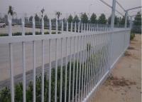 China Galvanization Steel Picket Fence 1800*2400mm Rot Proof for sale
