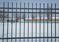 China 8FT Width Black Ornamental Iron Fence  Wrought Iron Fence Panels Wholesale for sale