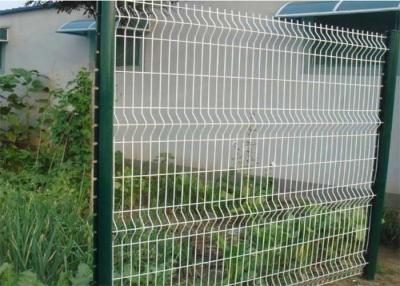 China 3D Curved 50*200mm Peach Post Fence Galvanized PE Coating for sale