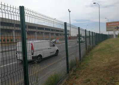 China OHSAS Heat Treated V Mesh Security Fencing 1030mm To 2430mm High for sale